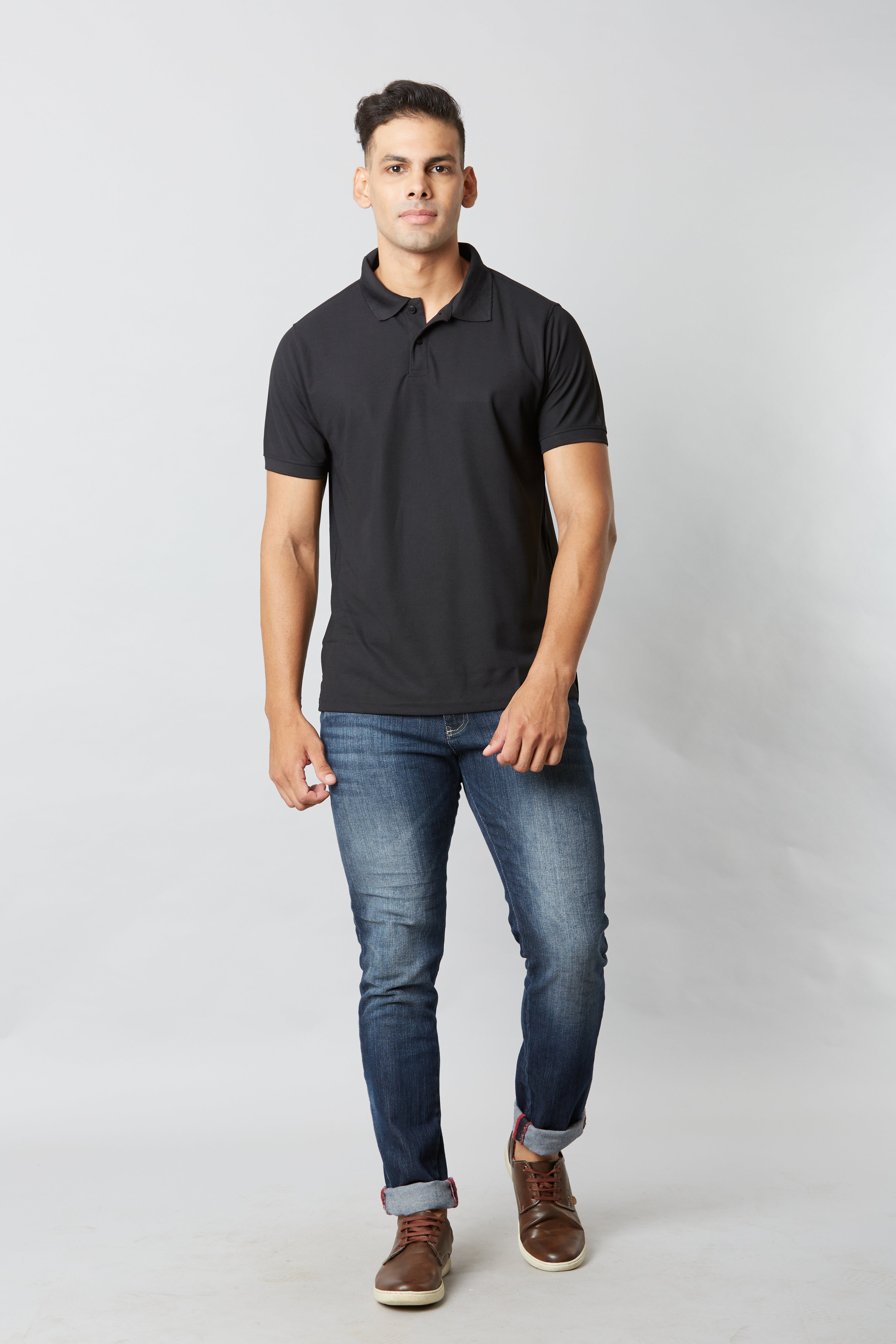 BLANK POLO (READY TO PRINT - POLO T-SHIRT FOR MENS) – Pranera